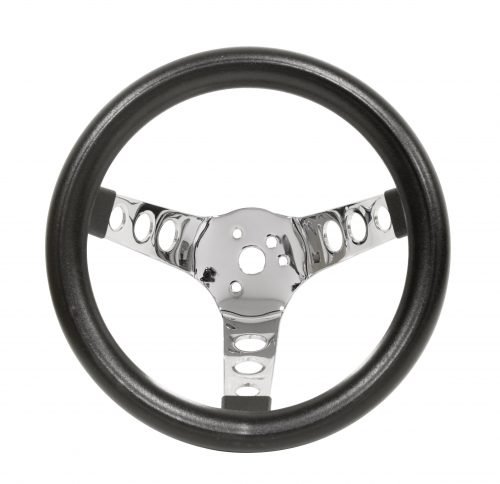 EMPI Poly-Foam Steering wheel, 3 spoke, 10″ Dia., 5 ½” Dish / 5 ½ ...